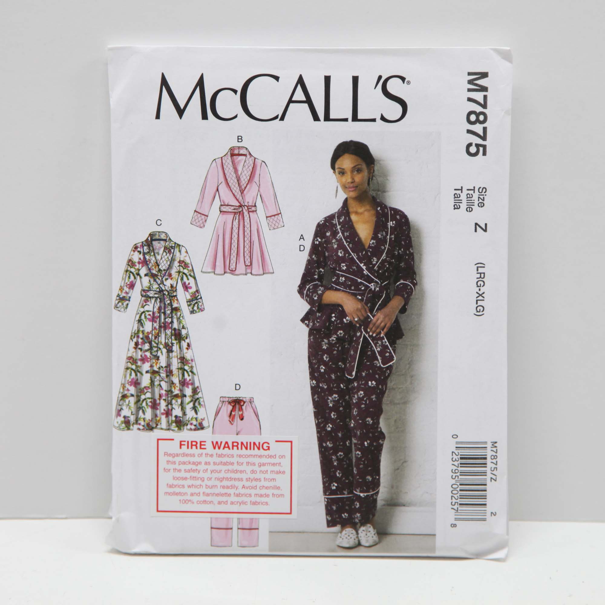 McCall's Patterns - Sleepwear – Curtis Fabrics