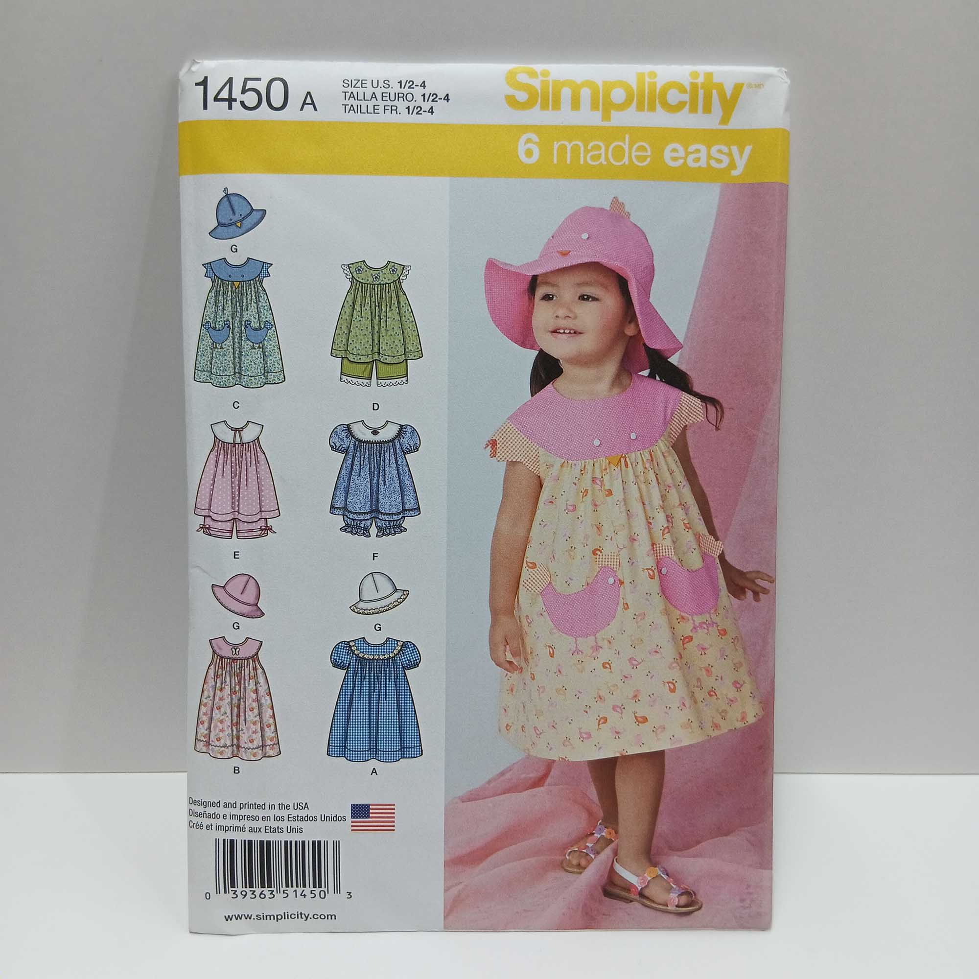 Simplicity Patterns - Children – Curtis Fabrics
