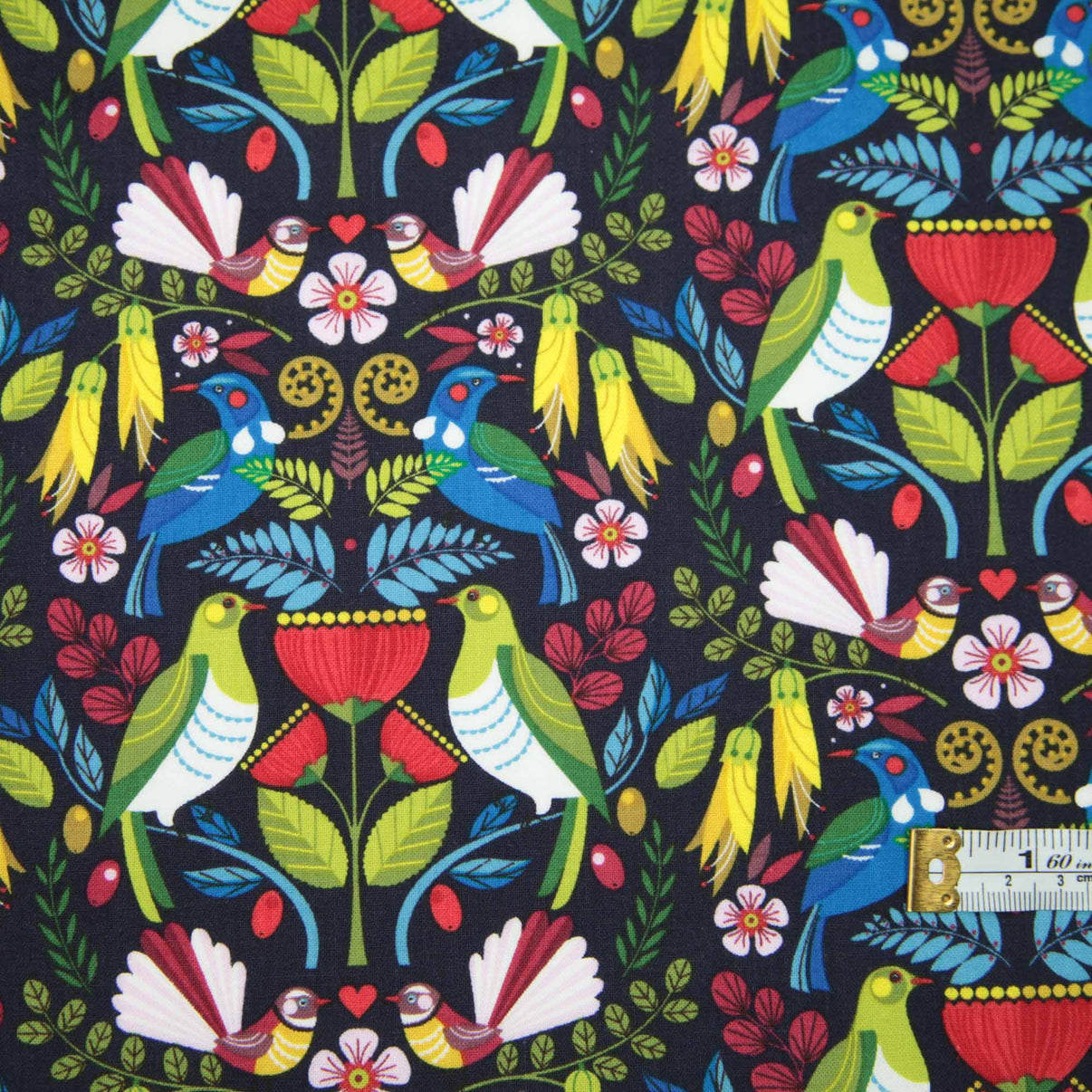 Folk Tails - Birds – Curtis Fabrics