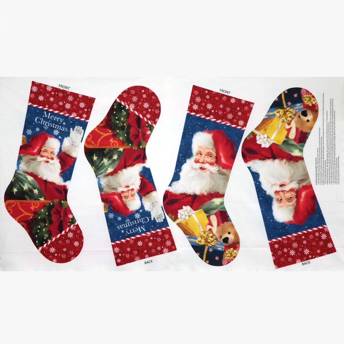 Twas the Night Before Christmas - Stocking Panel – Curtis Fabrics