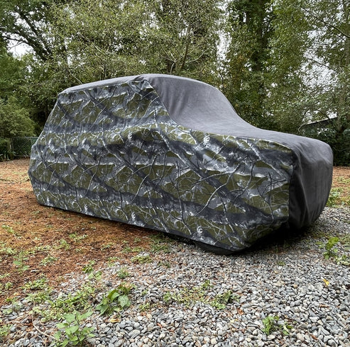 Classic Mini Car Cover Indoor - Camo Polar Fleece – Curtis Fabrics