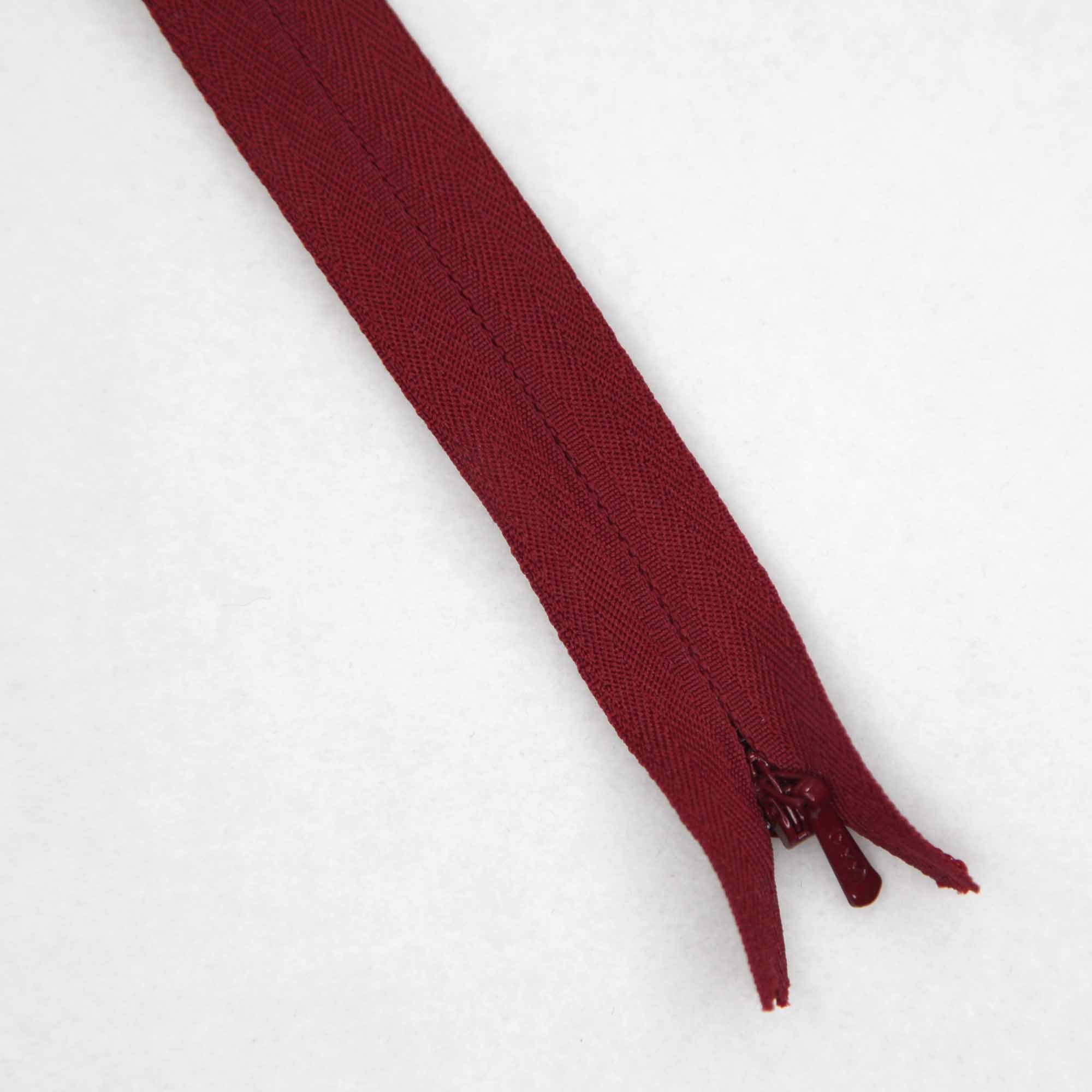 Zips - Invisible - Deep Red – Curtis Fabrics