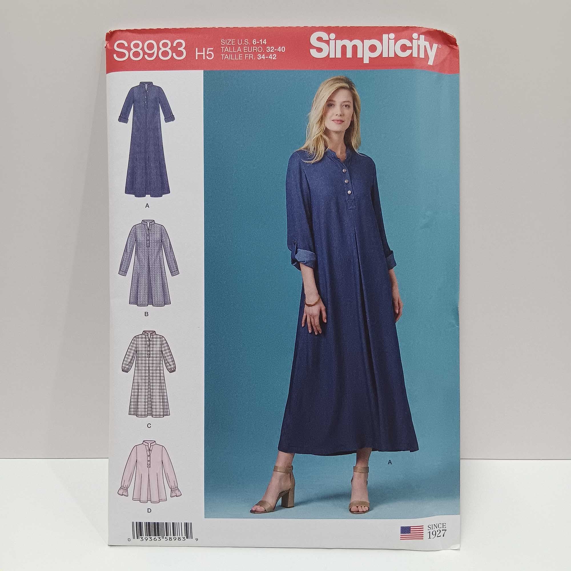 S8983 Misses Dresses – Curtis Fabrics