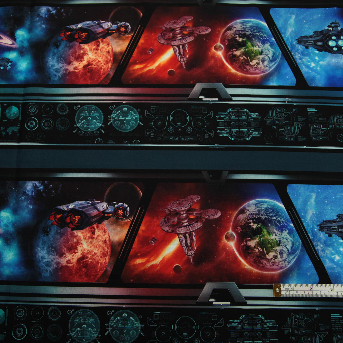 Sci-Fi - Border – Curtis Fabrics