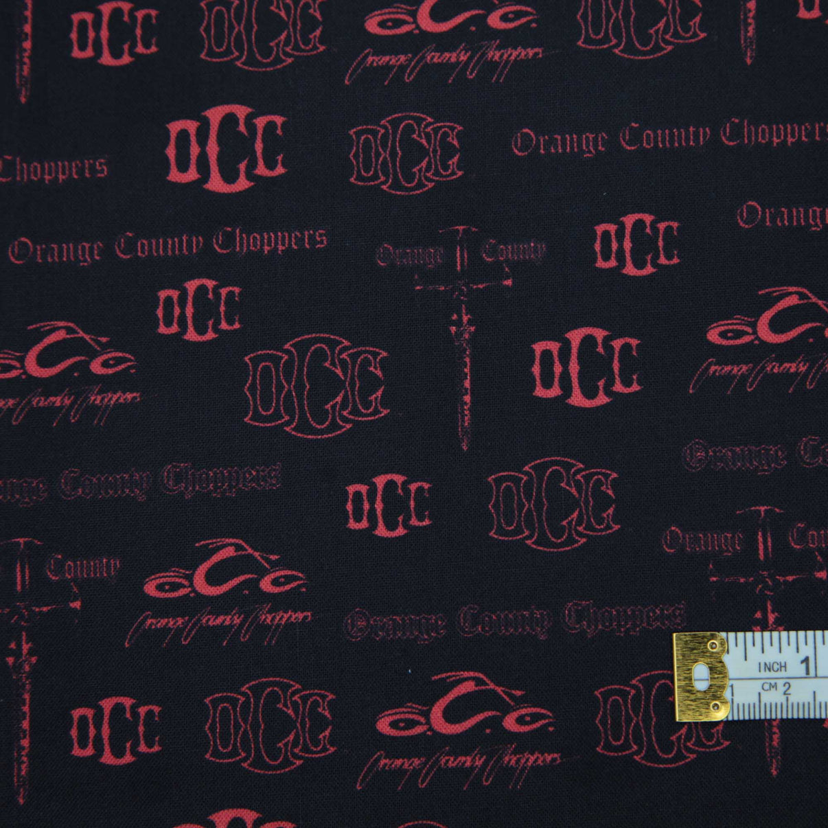 Orange County Choppers - Logo Black – Curtis Fabrics