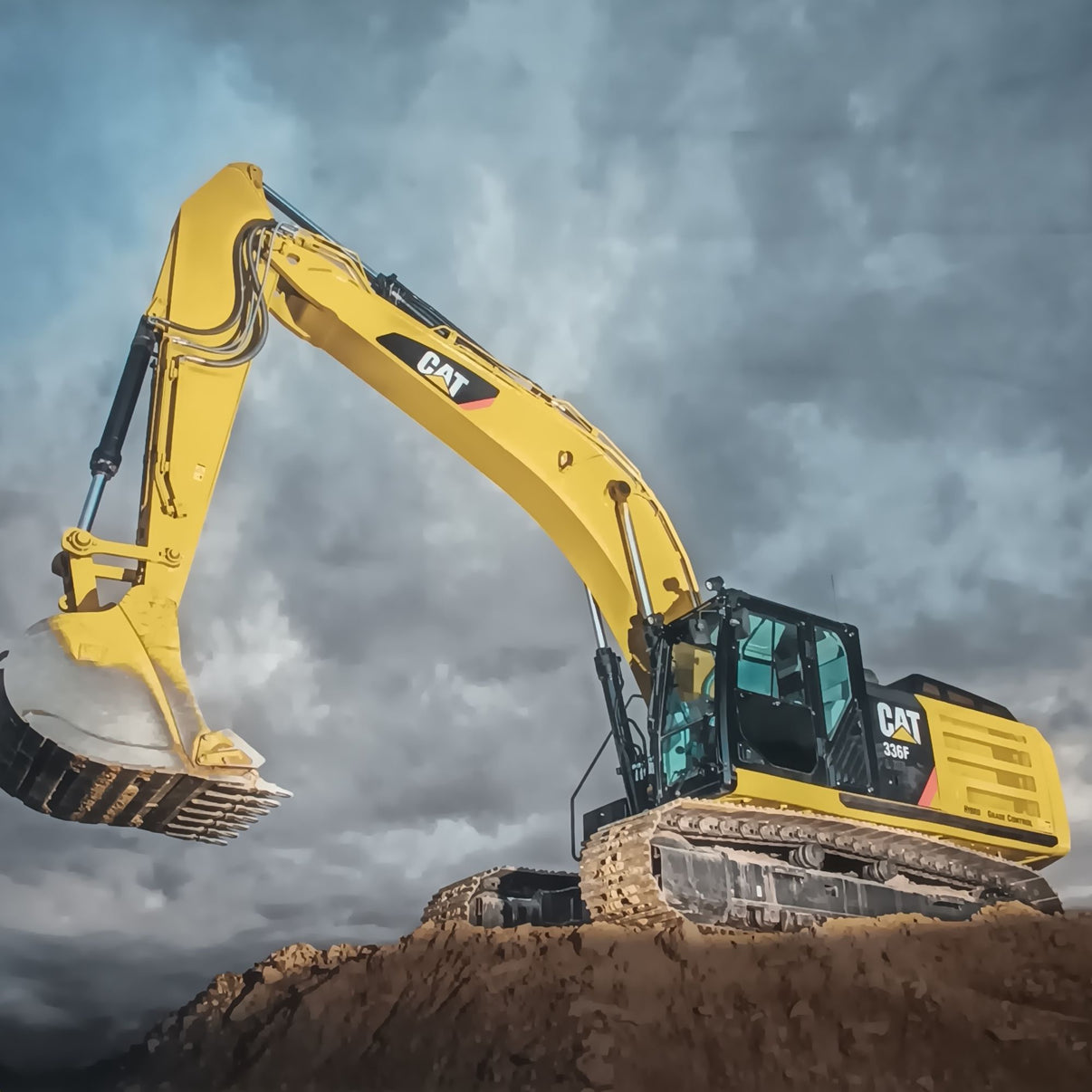 Cat Digger Panel – Curtis Fabrics