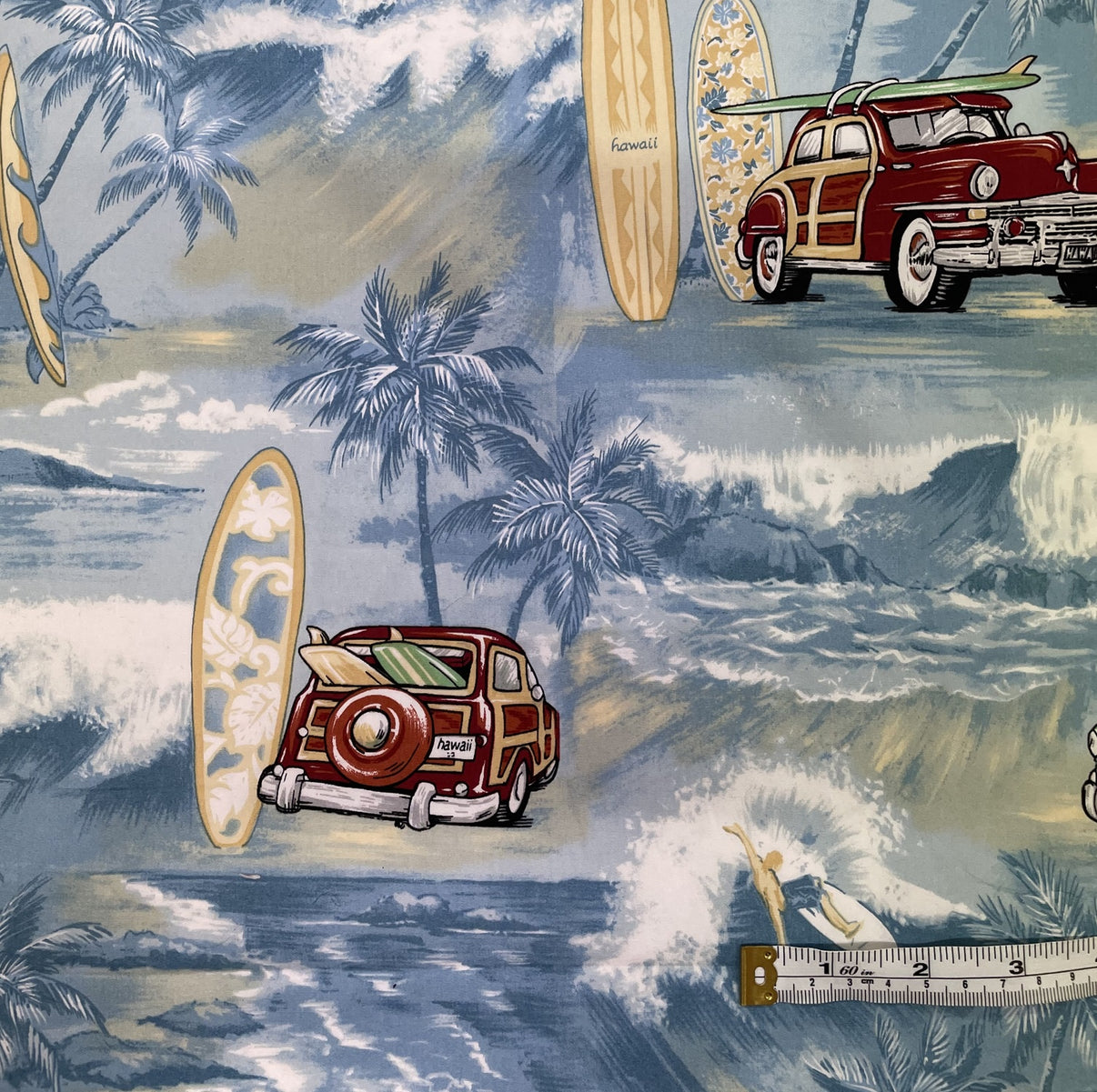 Woody Retro Wagons – Curtis Fabrics